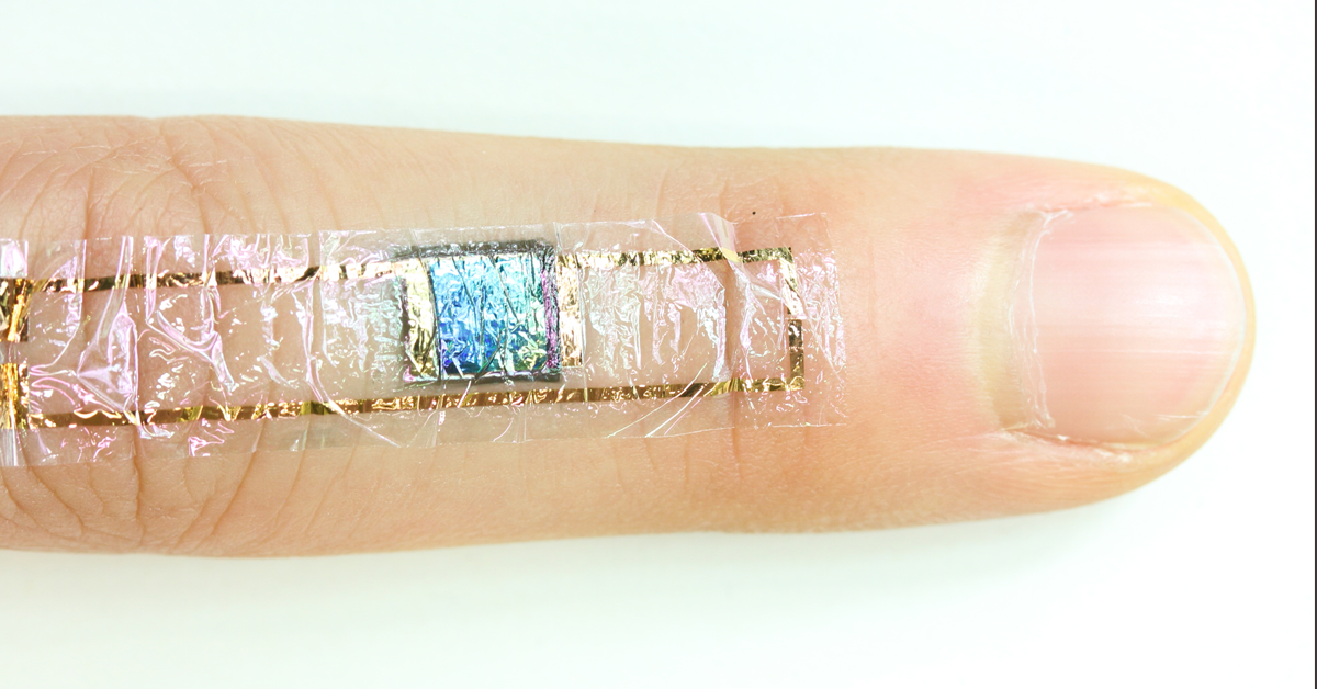 A self-powered heart monitor taped to the skin - It Ain't Magic